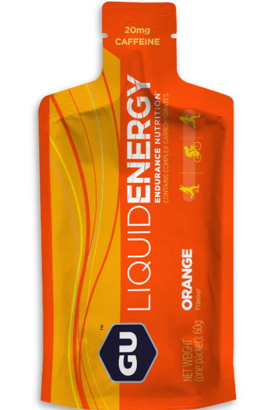 Gu Liquid Energy Gel- Orange + Caffeine – Runners' Choice Kingston