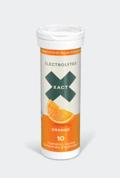XACT Electrolytes- Sport Hydration Tabs (Orange) – Runners' Choice Kingston