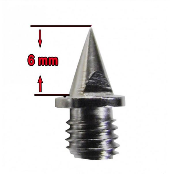 Stainless Steel Replacement Track Spike Pins- 6mm – Runners' Choice ...